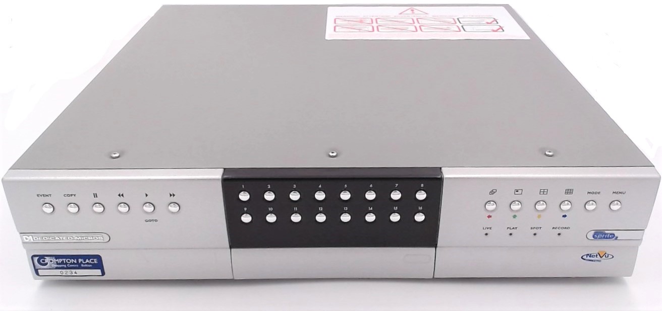 DM 16 Ch 500GB DVR - Maxey Moverley